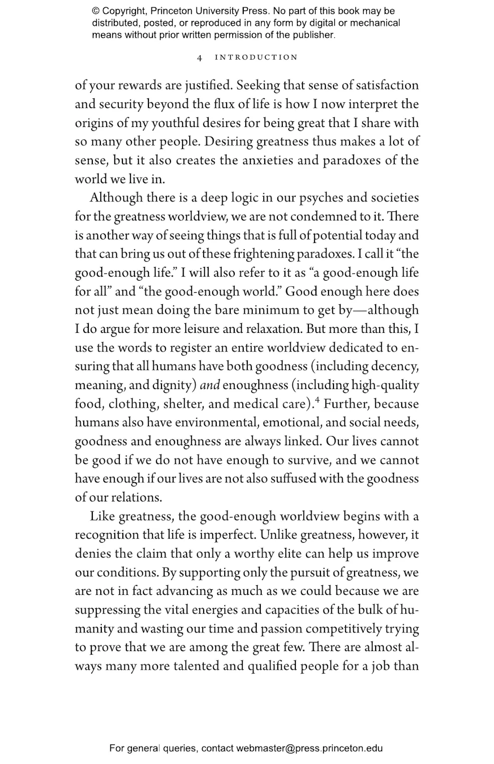 The Good-Enough Life | Princeton University Press