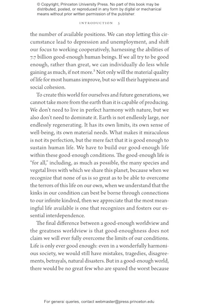 The Good-Enough Life | Princeton University Press