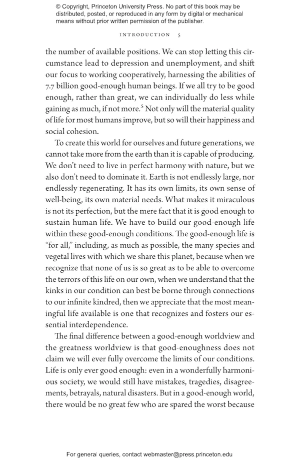 The Good-Enough Life | Princeton University Press