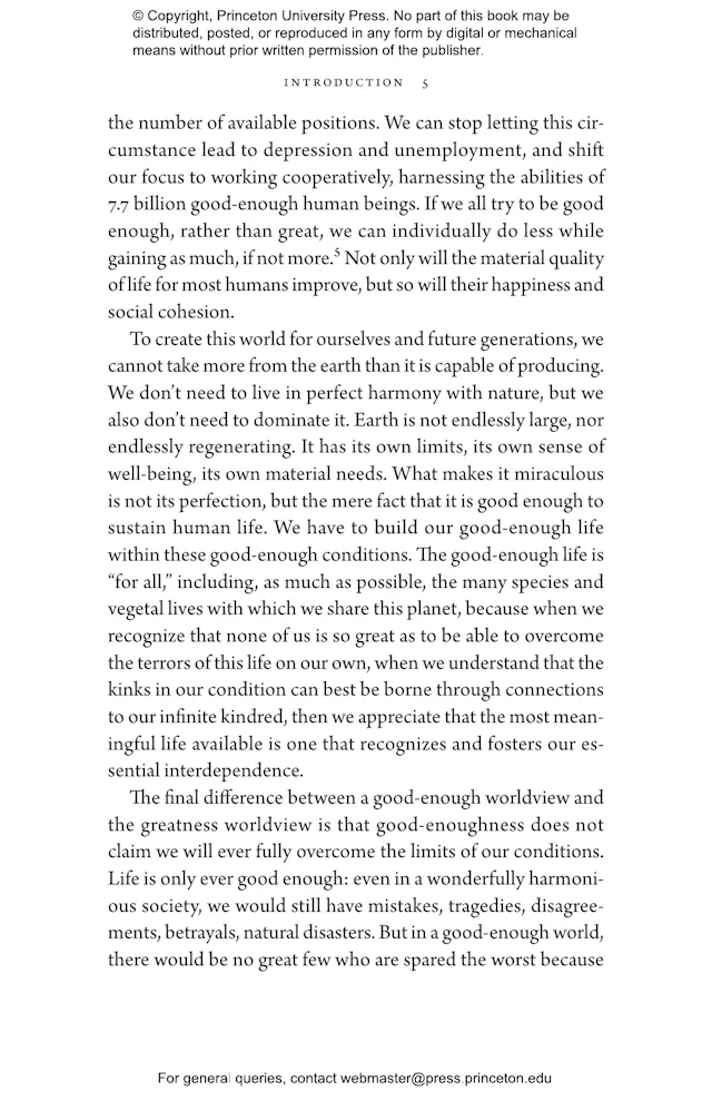 The Good-Enough Life | Princeton University Press