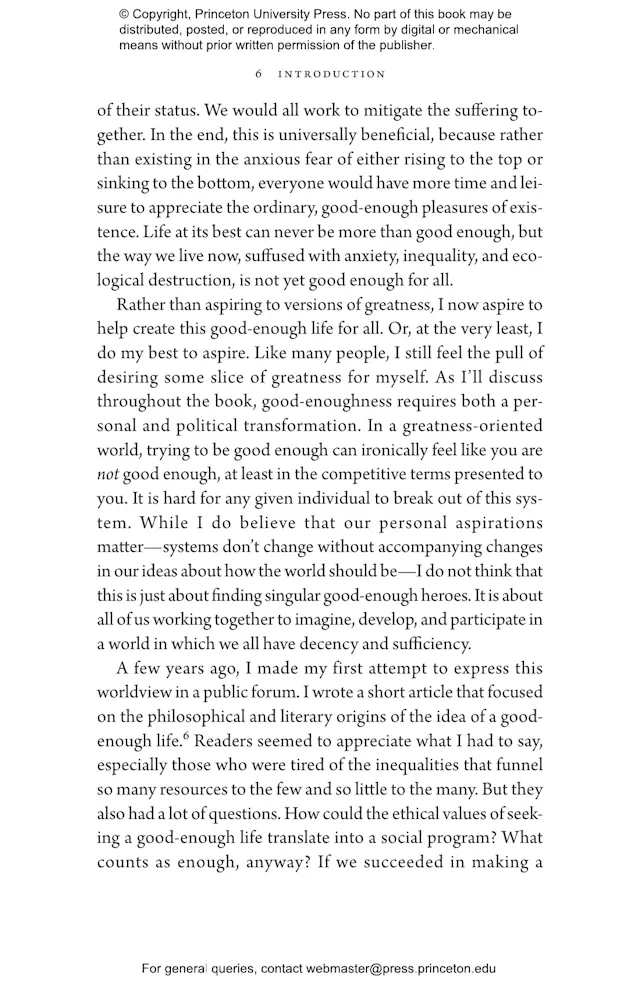 The Good-Enough Life | Princeton University Press