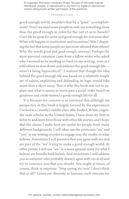 The Good-Enough Life | Princeton University Press