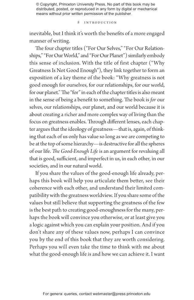 The Good-Enough Life | Princeton University Press