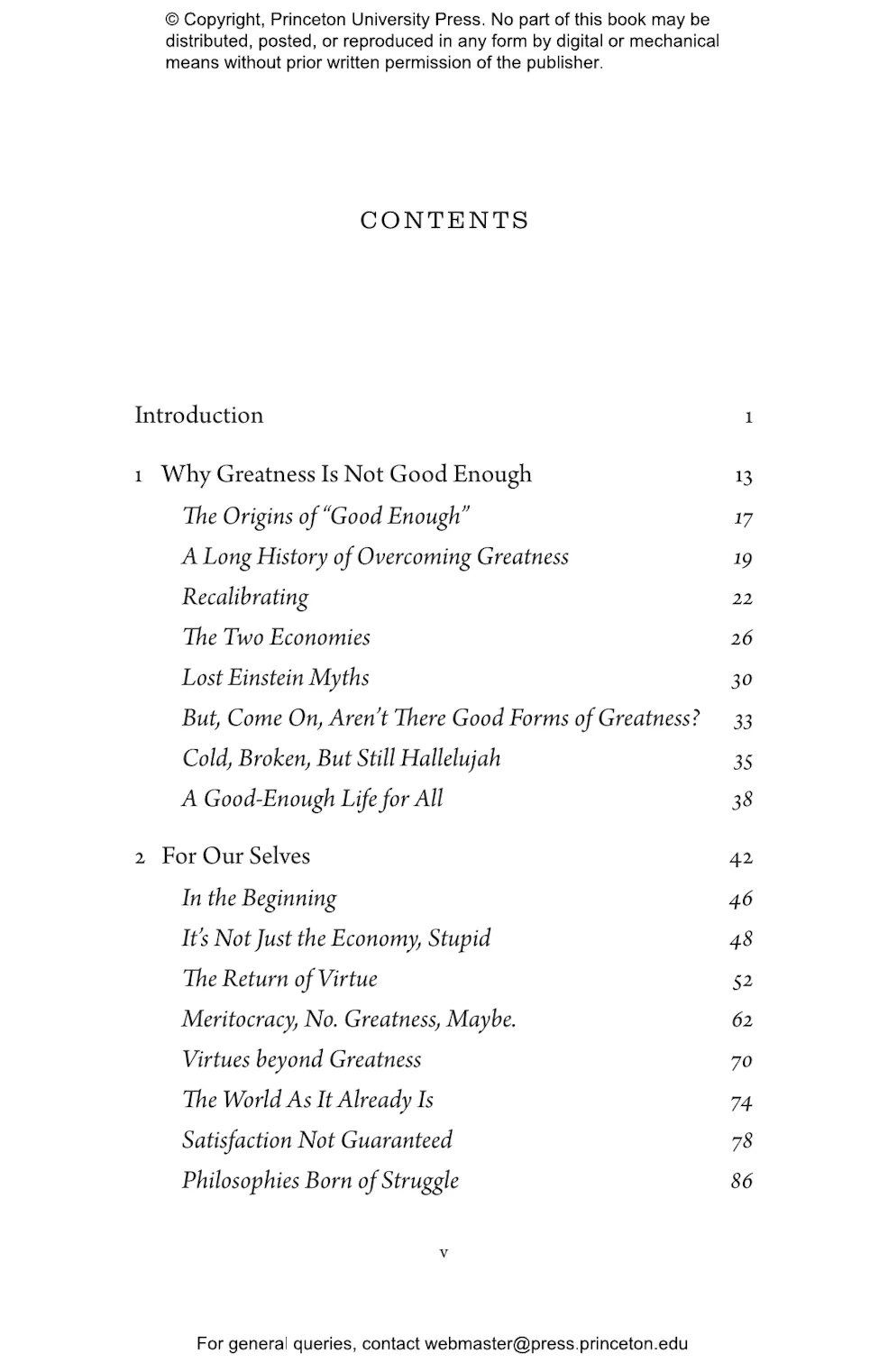 The Good-Enough Life | Princeton University Press