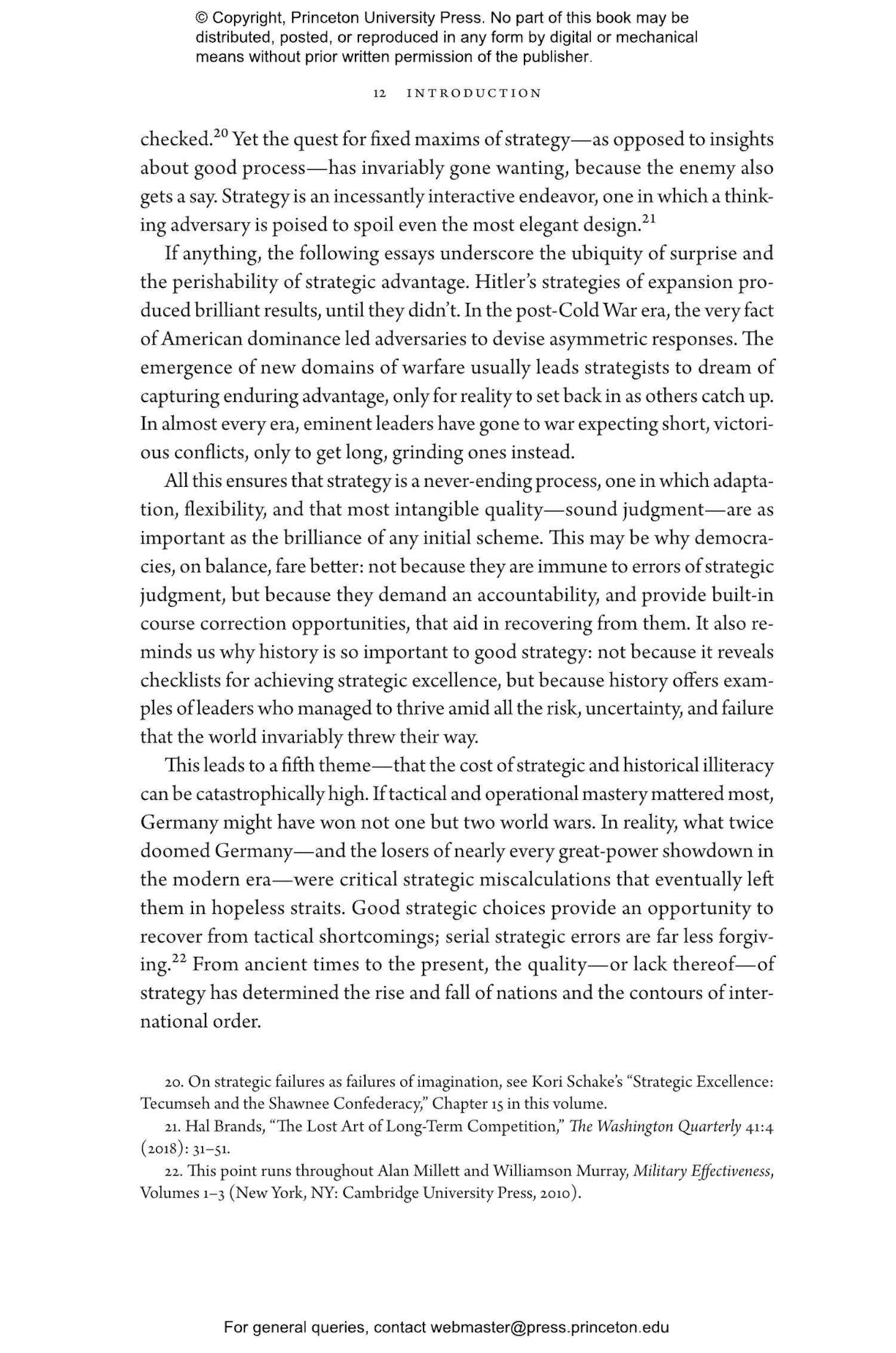 The New Makers of Modern Strategy | Princeton University Press