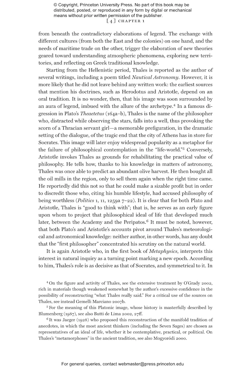 The Beginnings of Philosophy in Greece | Princeton University Press