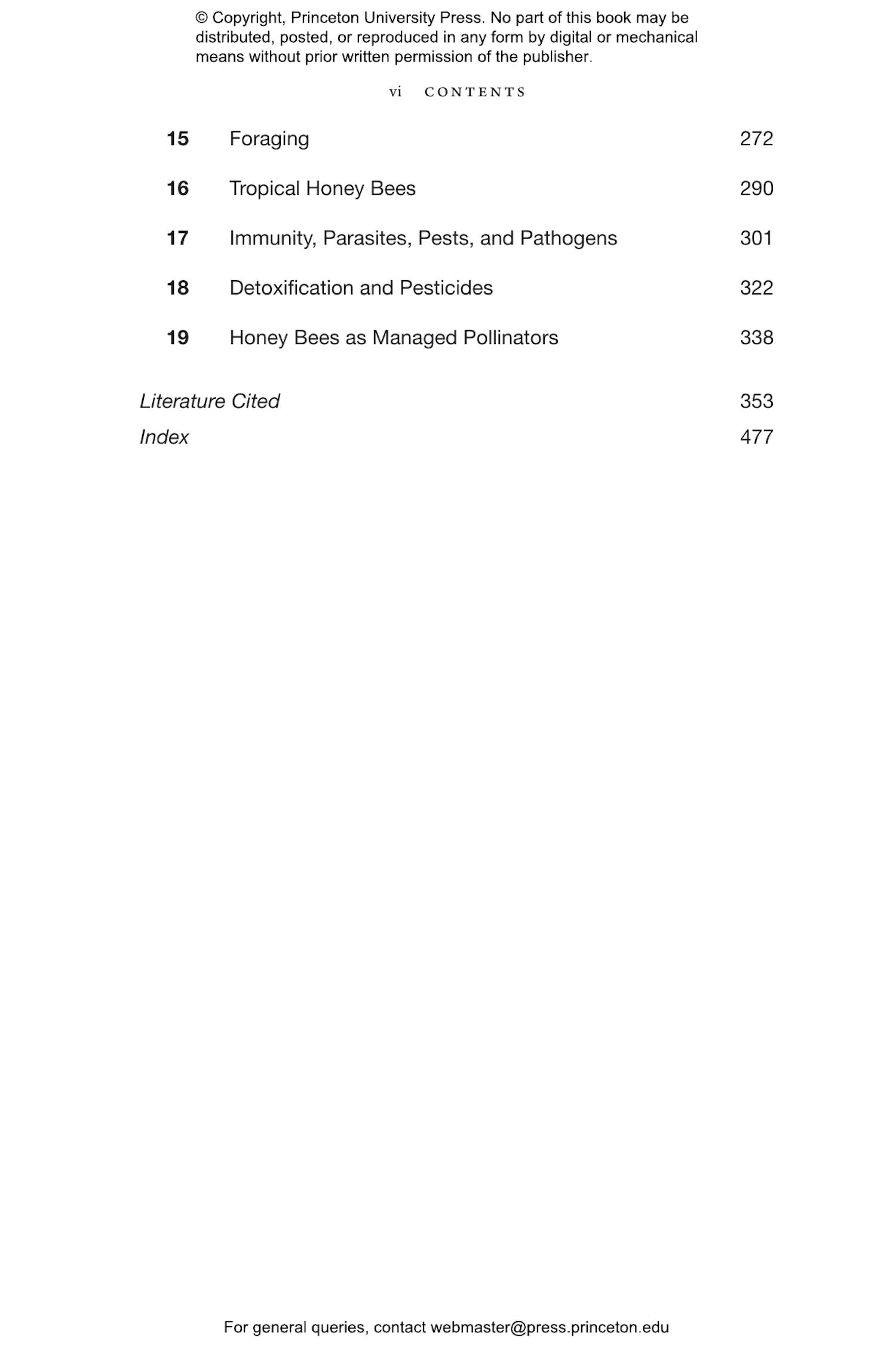 Honey Bee Biology | Princeton University Press