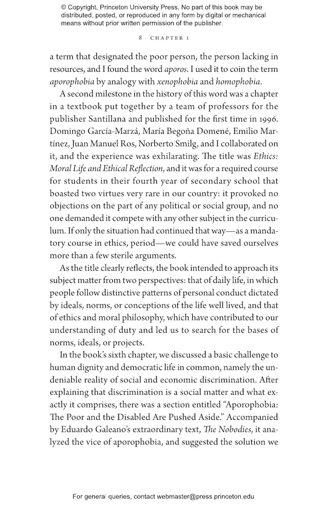 Aporophobia | Princeton University Press