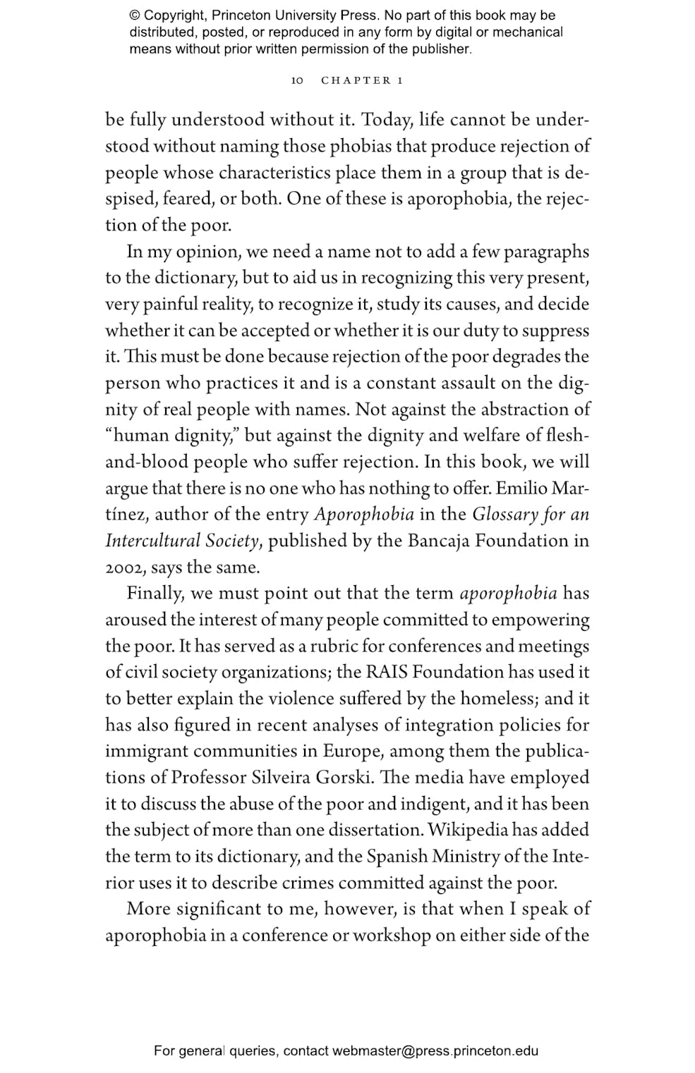 Aporophobia | Princeton University Press