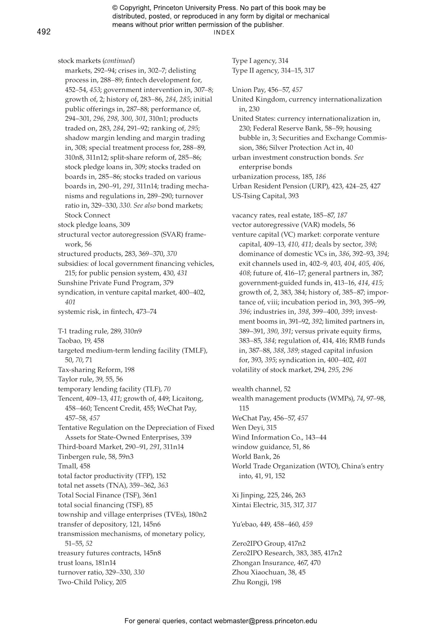 The Handbook of China's Financial System | Princeton University Press