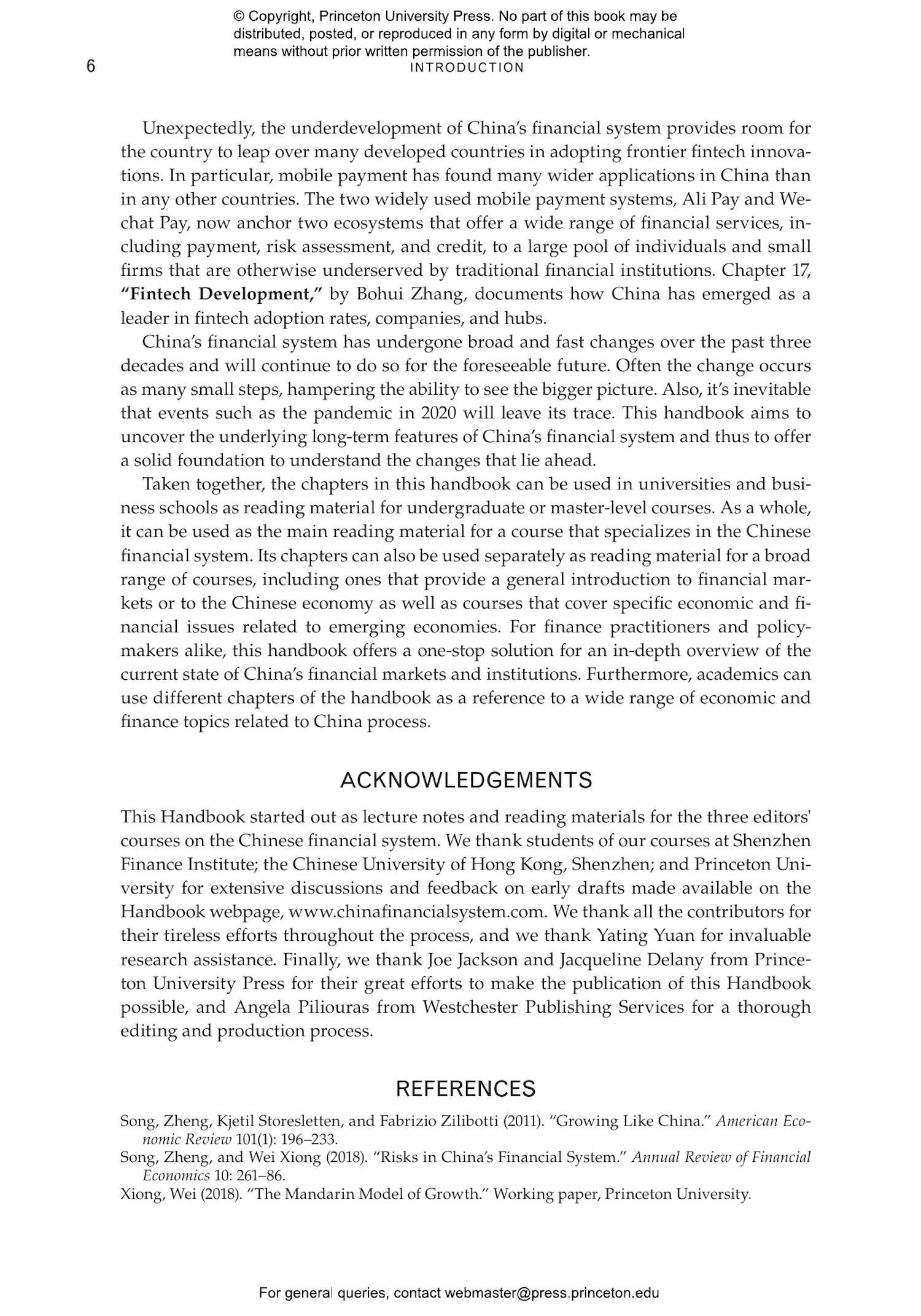 The Handbook of China's Financial System | Princeton University Press