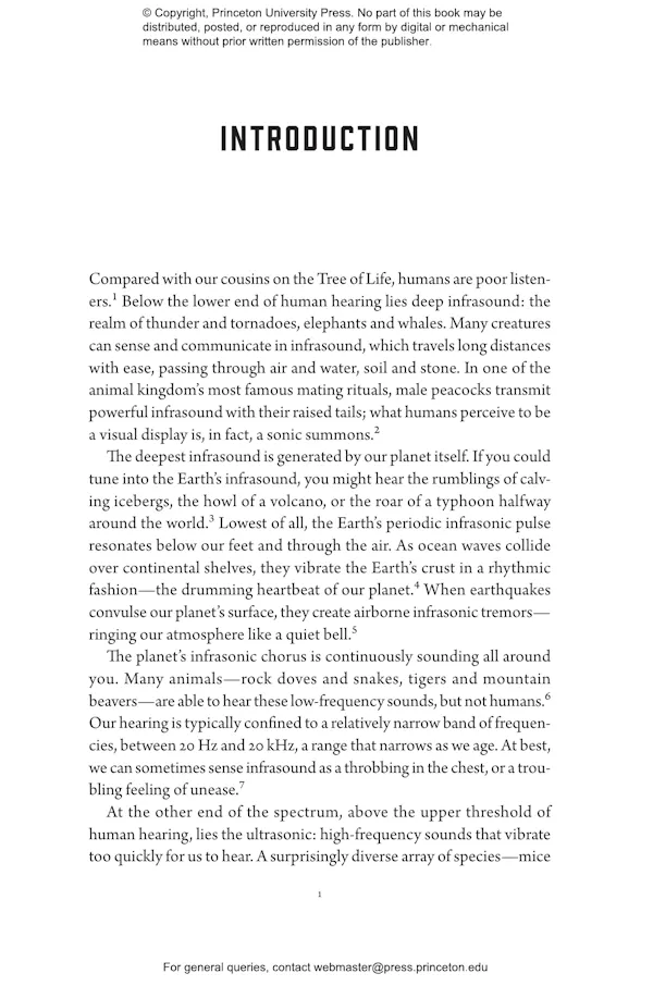 The Sounds of Life | Princeton University Press