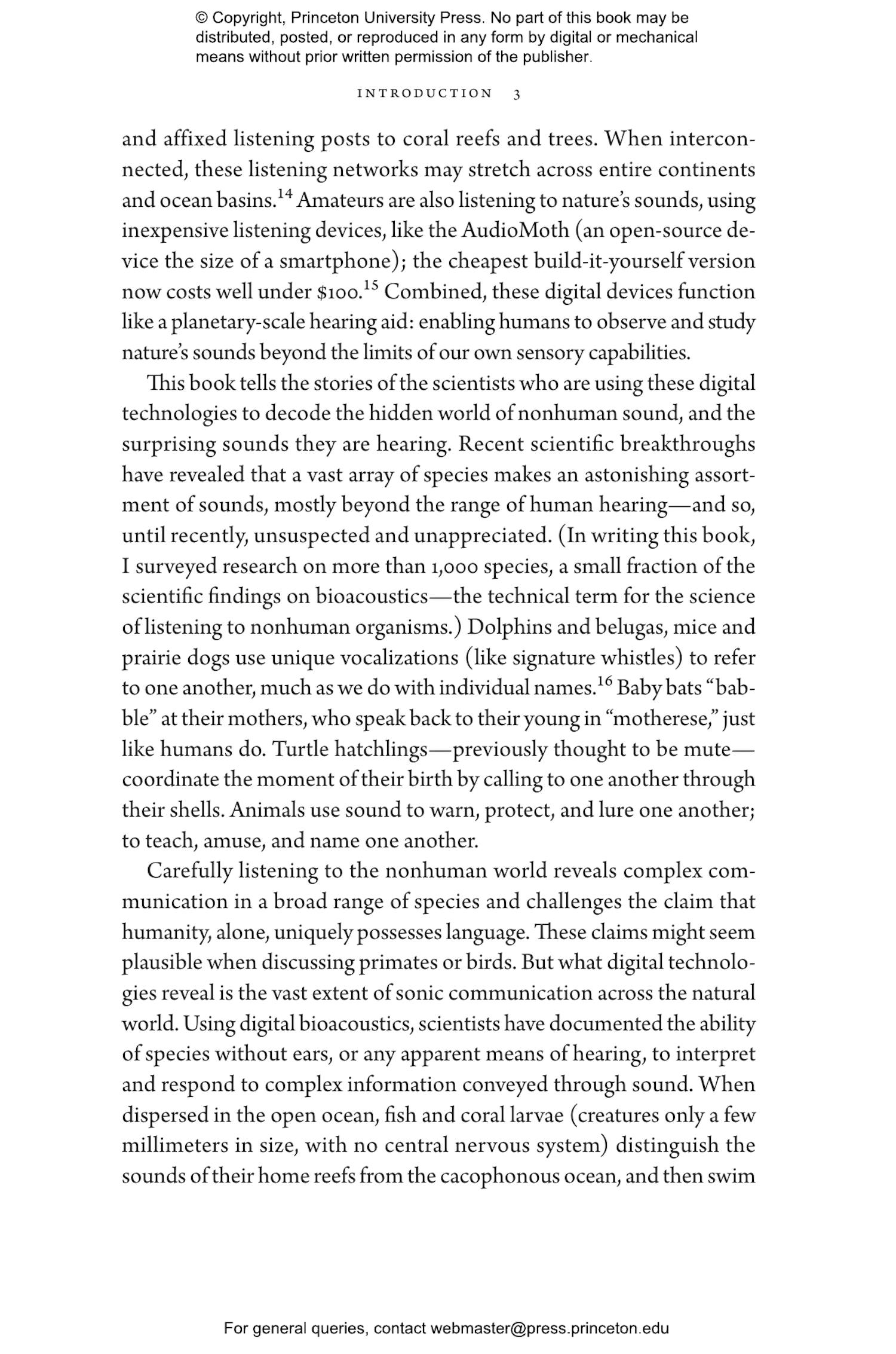 The Sounds of Life | Princeton University Press