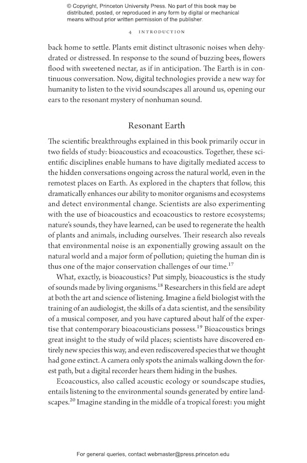 The Sounds of Life | Princeton University Press