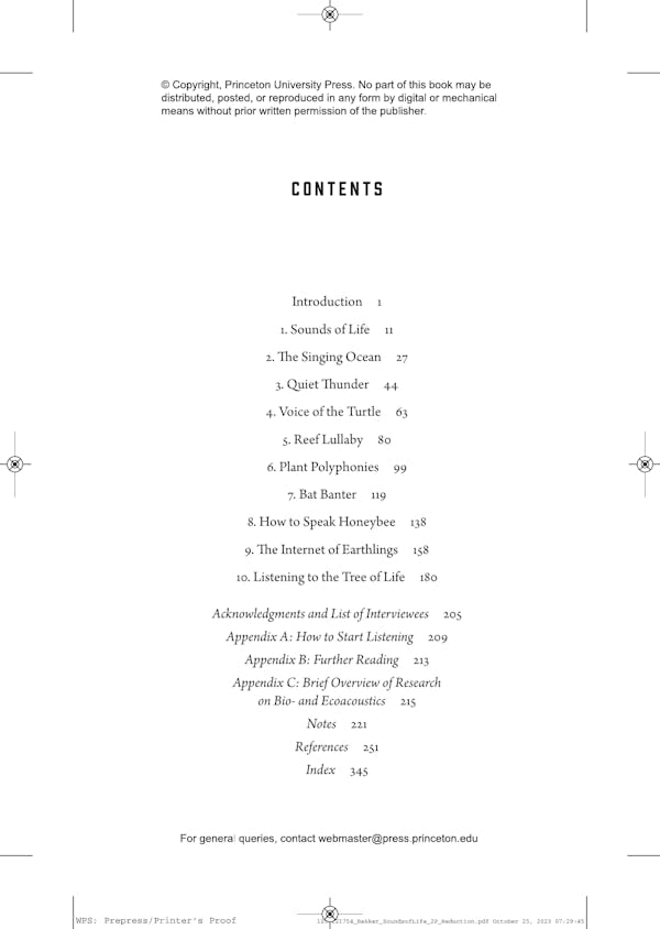 The Sounds of Life | Princeton University Press