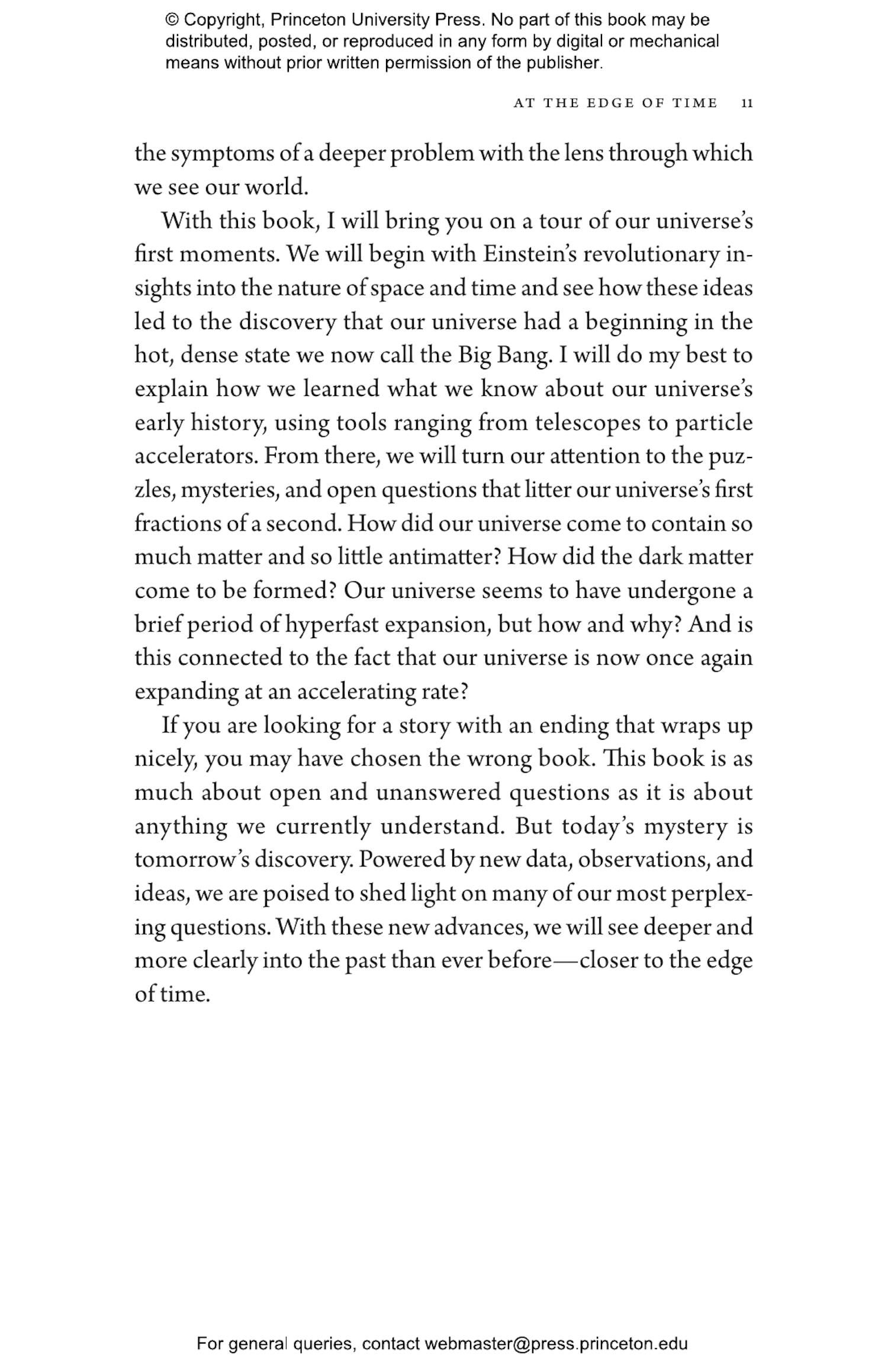 At the Edge of Time | Princeton University Press