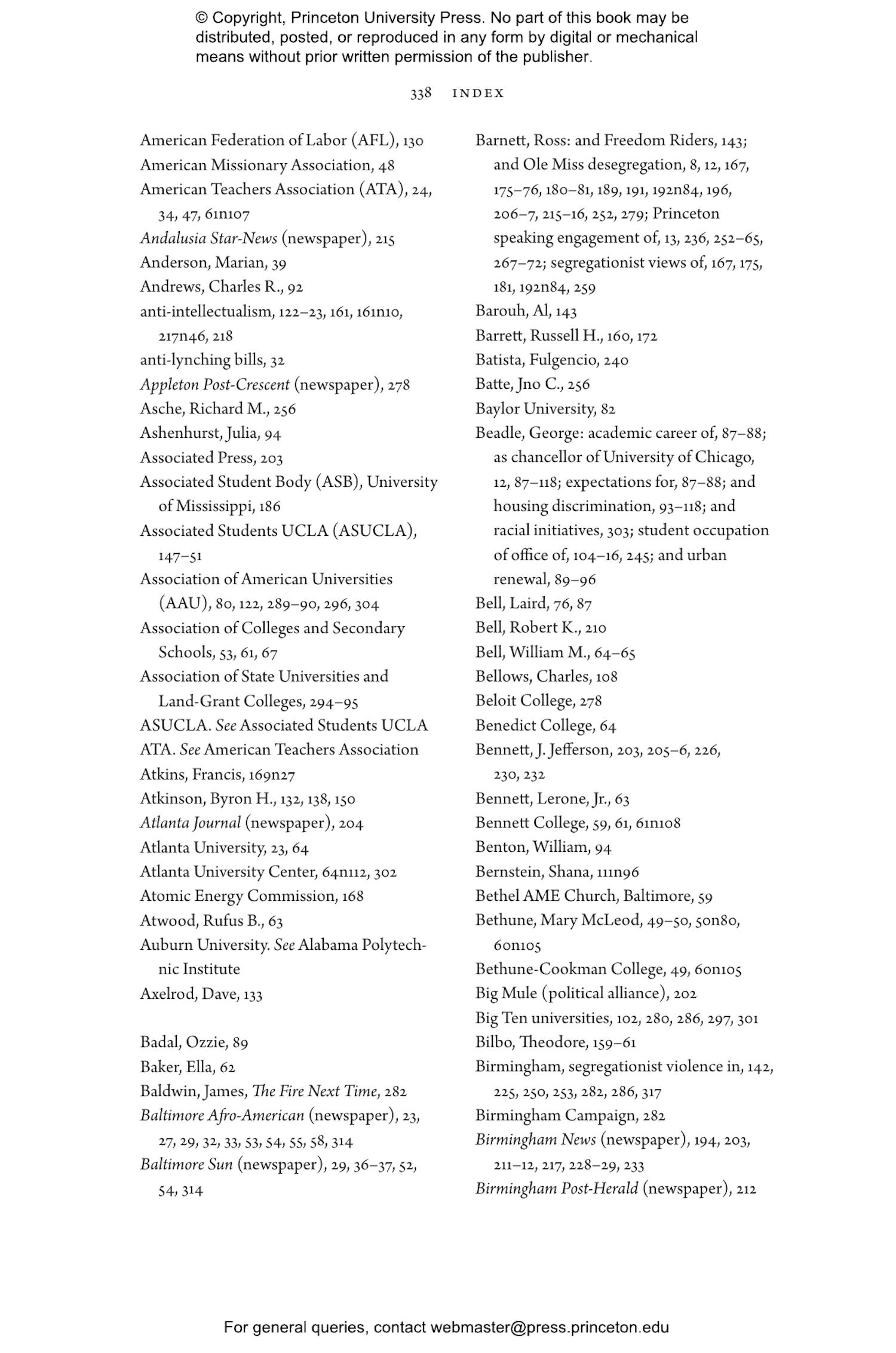 The Campus Color Line | Princeton University Press