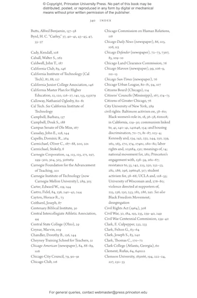 The Campus Color Line | Princeton University Press