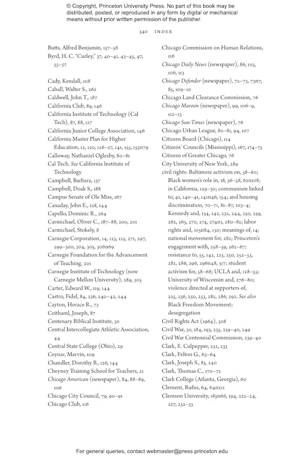 The Campus Color Line | Princeton University Press