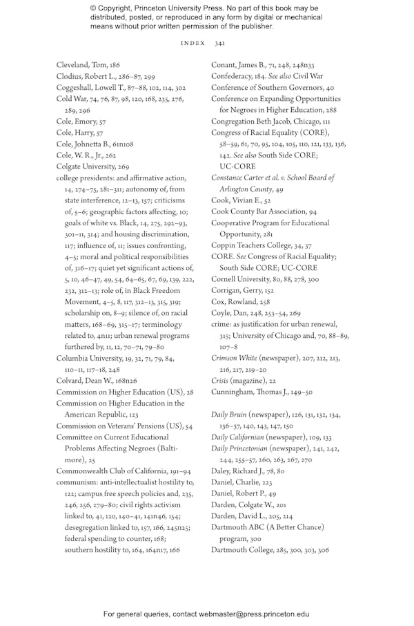 The Campus Color Line | Princeton University Press