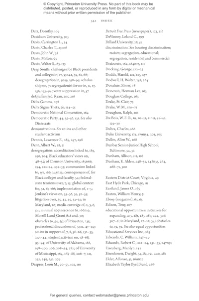 The Campus Color Line | Princeton University Press