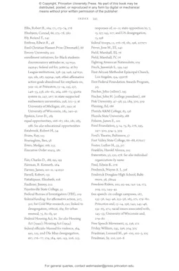 The Campus Color Line | Princeton University Press