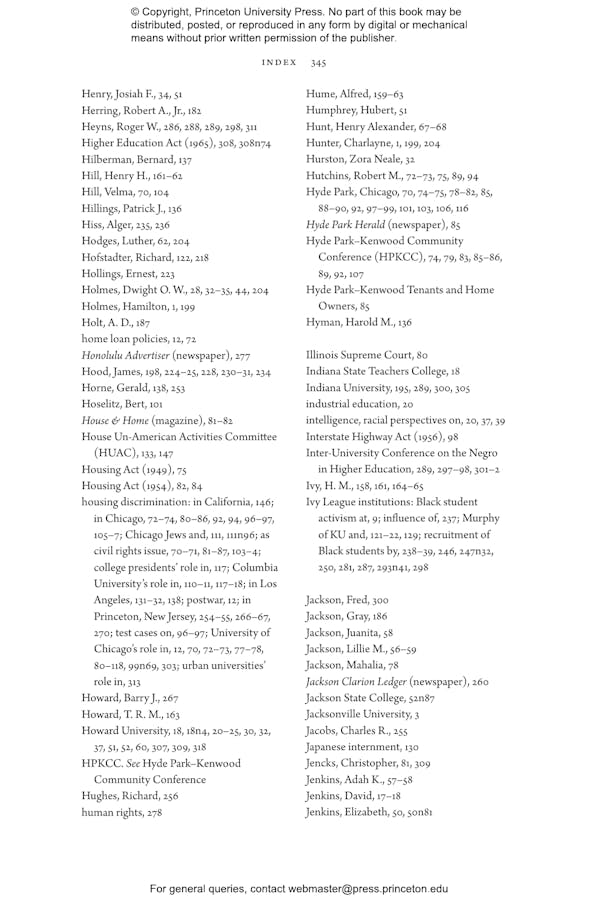 The Campus Color Line | Princeton University Press