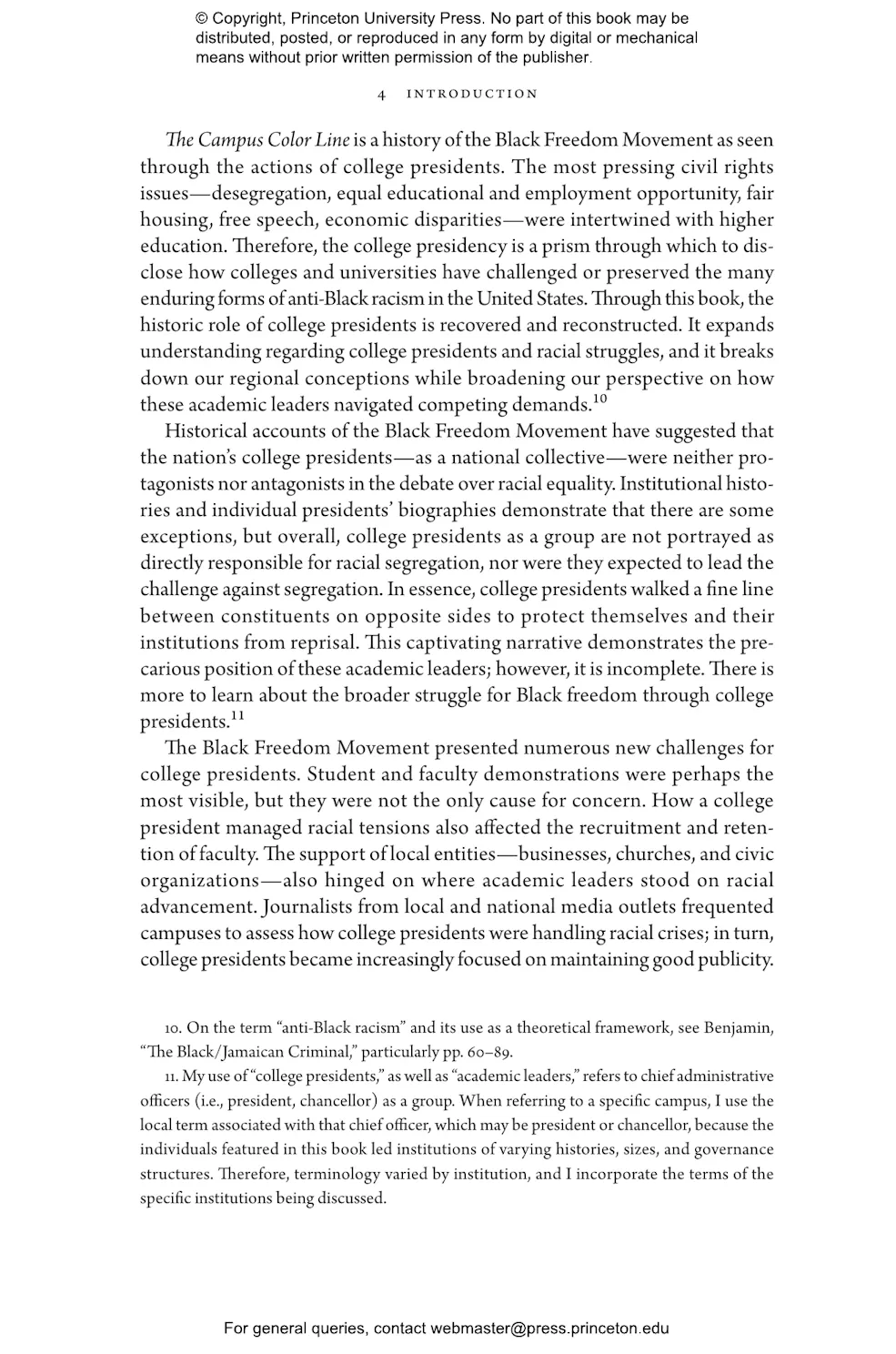The Campus Color Line | Princeton University Press
