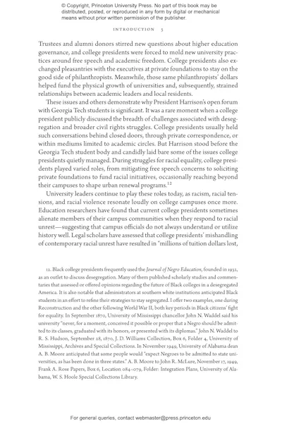 The Campus Color Line | Princeton University Press