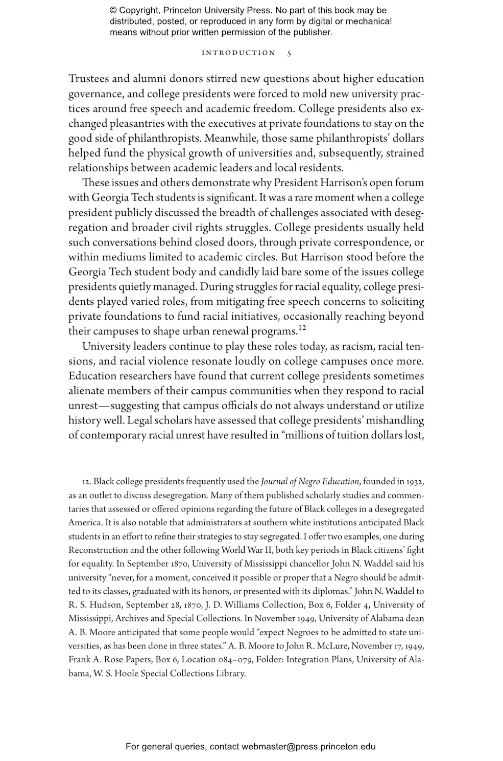 The Campus Color Line | Princeton University Press