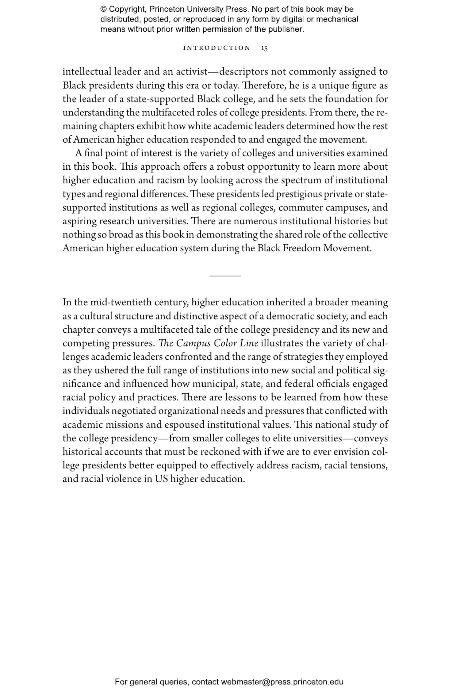 The Campus Color Line | Princeton University Press