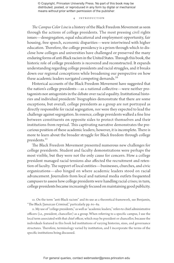 The Campus Color Line | Princeton University Press