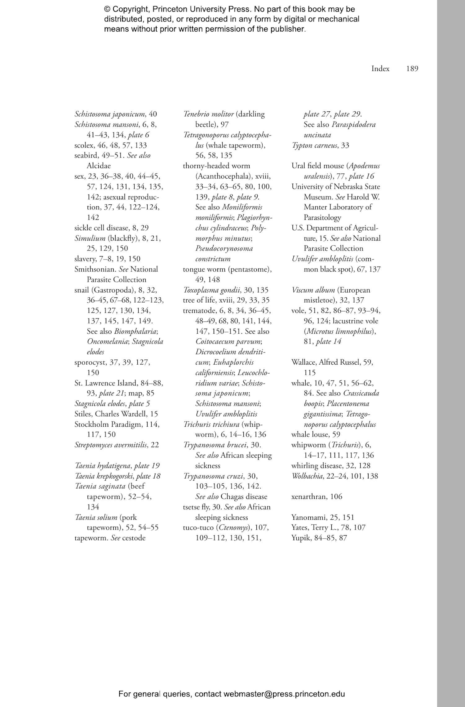 Parasites | Princeton University Press