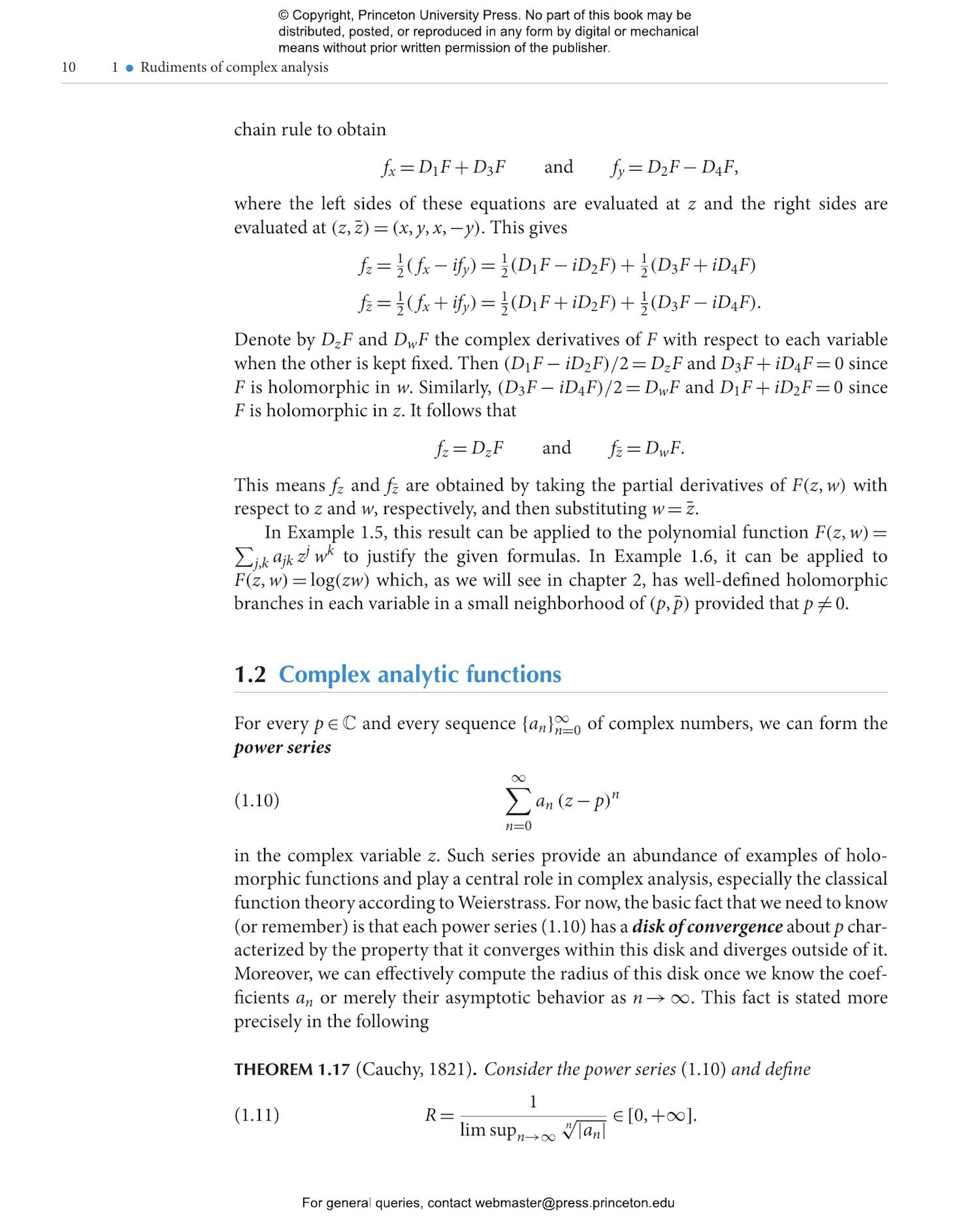 A Course in Complex Analysis | Princeton University Press