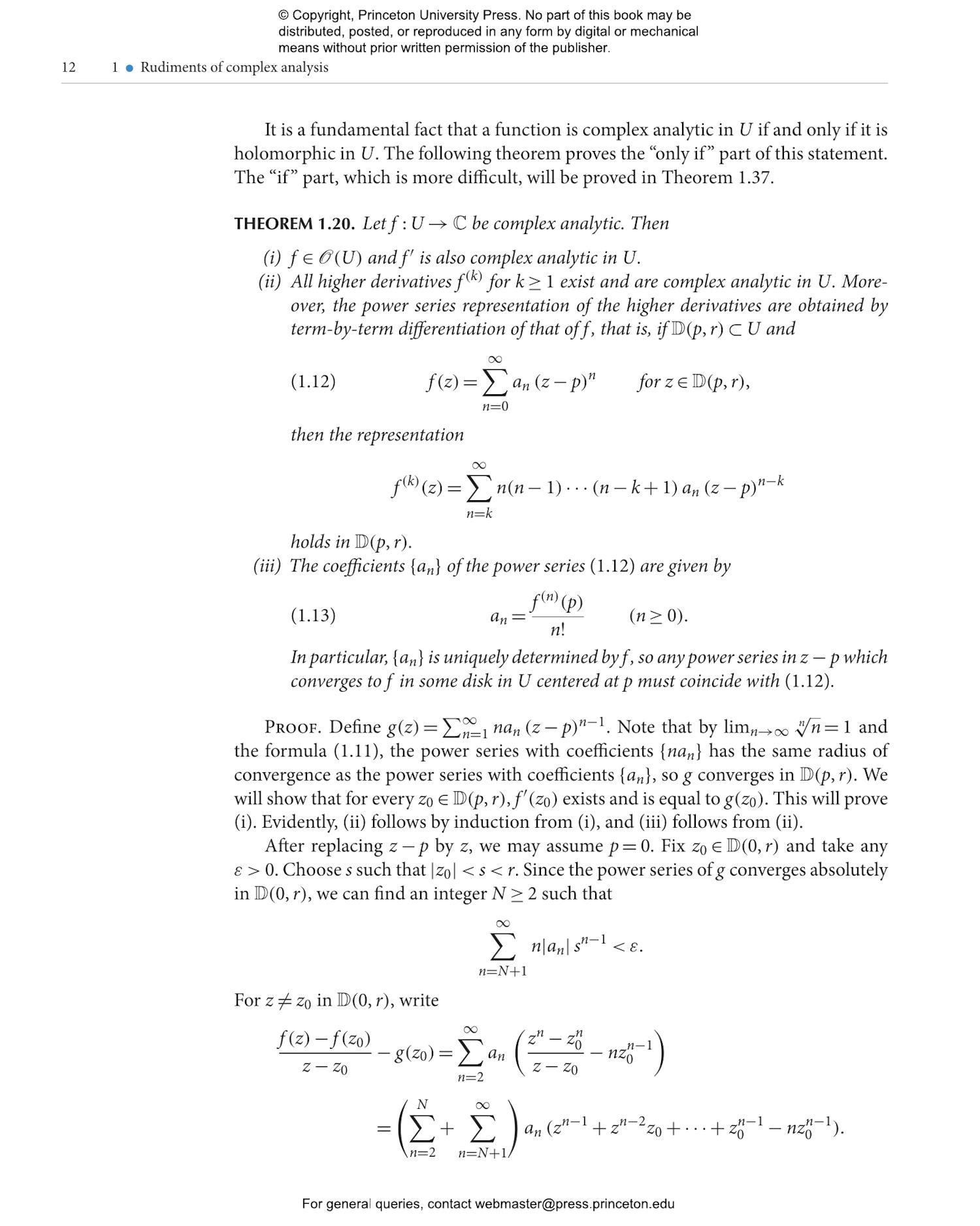 A Course in Complex Analysis | Princeton University Press