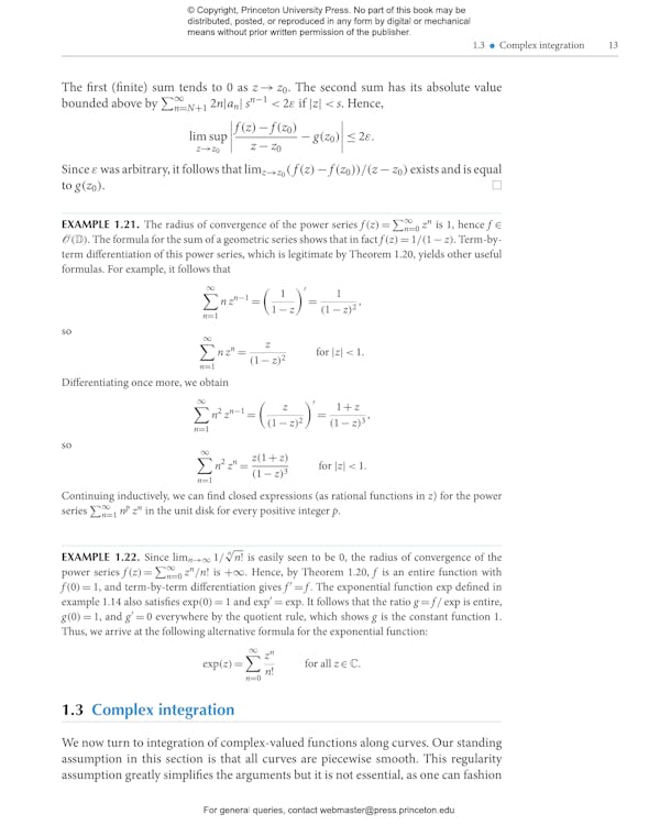 A Course in Complex Analysis | Princeton University Press