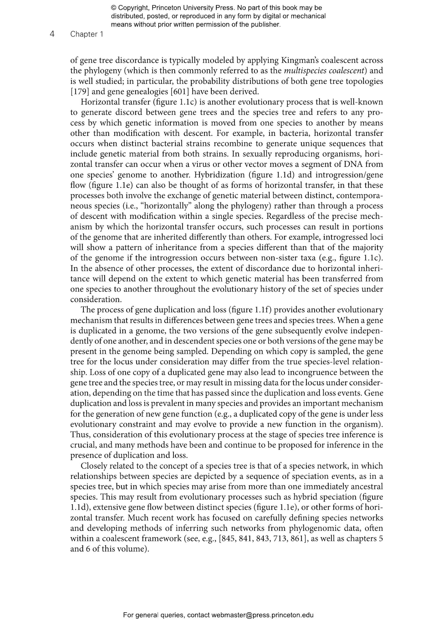 Species Tree Inference | Princeton University Press