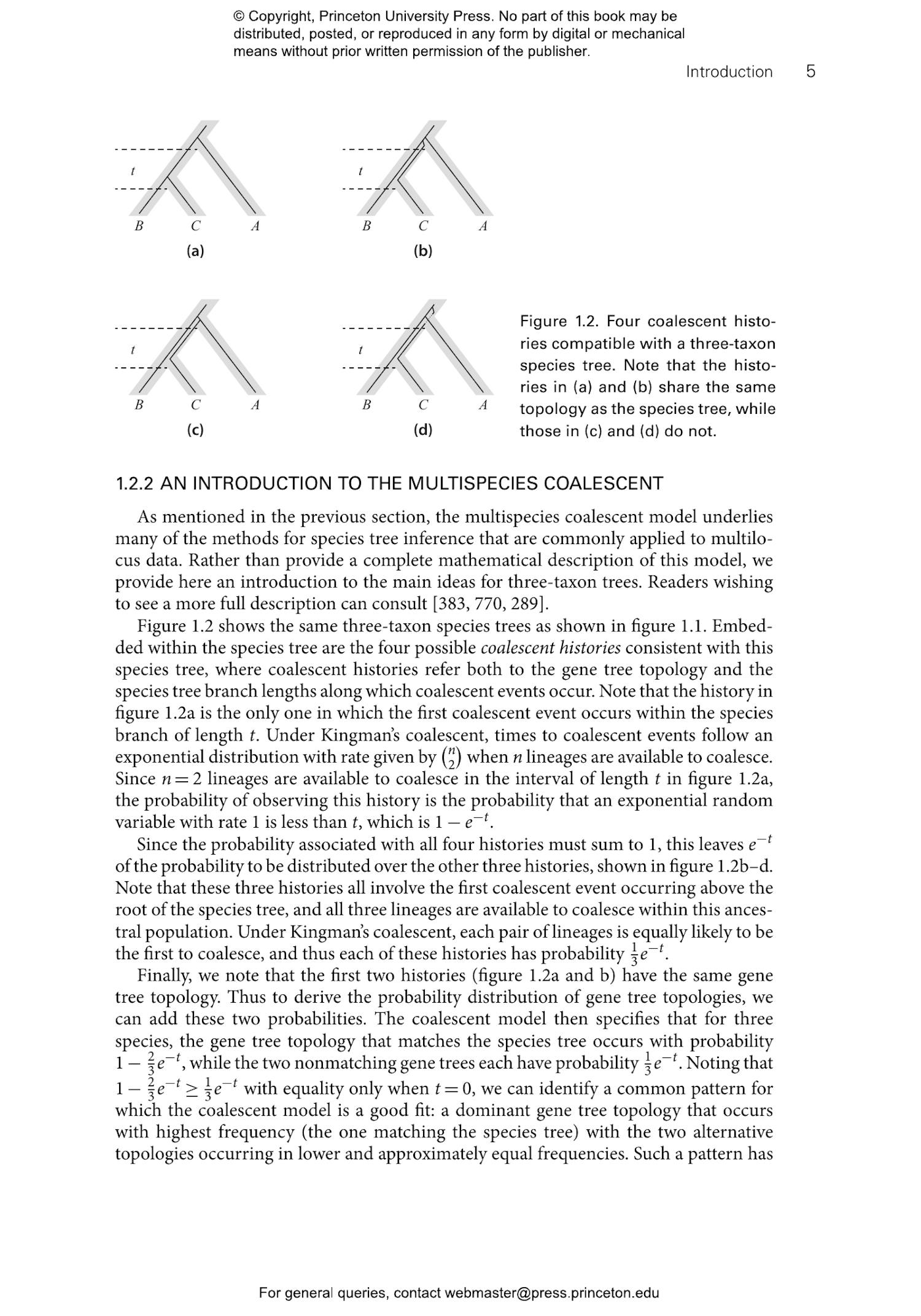 Species Tree Inference | Princeton University Press