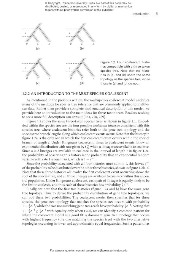 Species Tree Inference | Princeton University Press