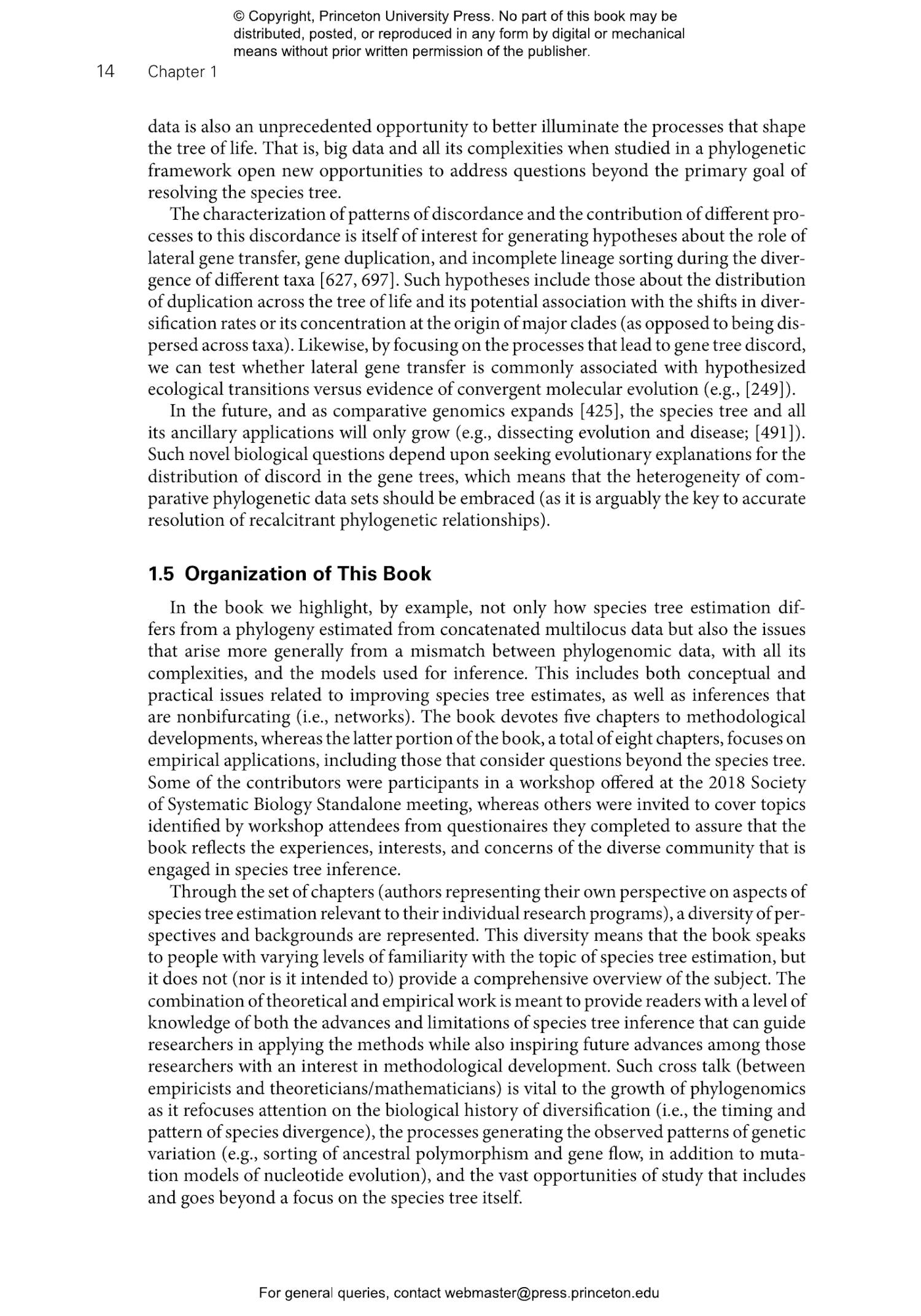 Species Tree Inference | Princeton University Press