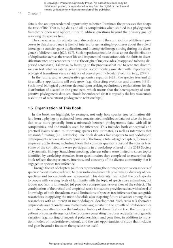 Species Tree Inference | Princeton University Press