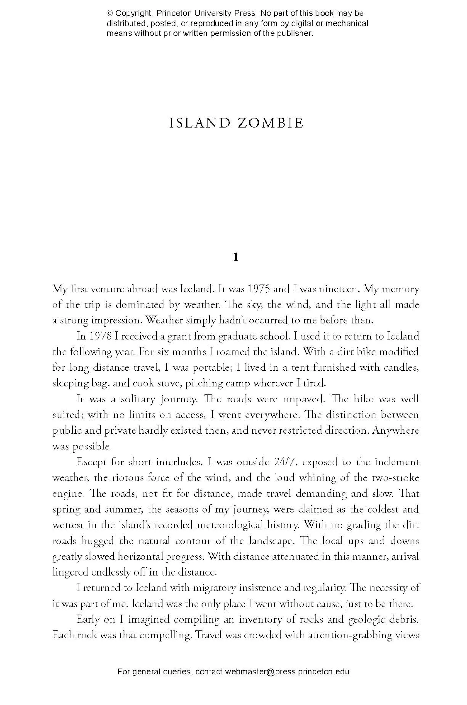 Island Zombie | Princeton University Press