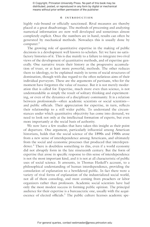 Trust in Numbers | Princeton University Press