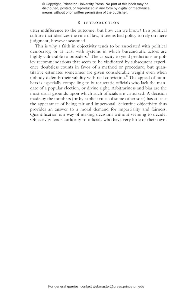 Trust in Numbers | Princeton University Press