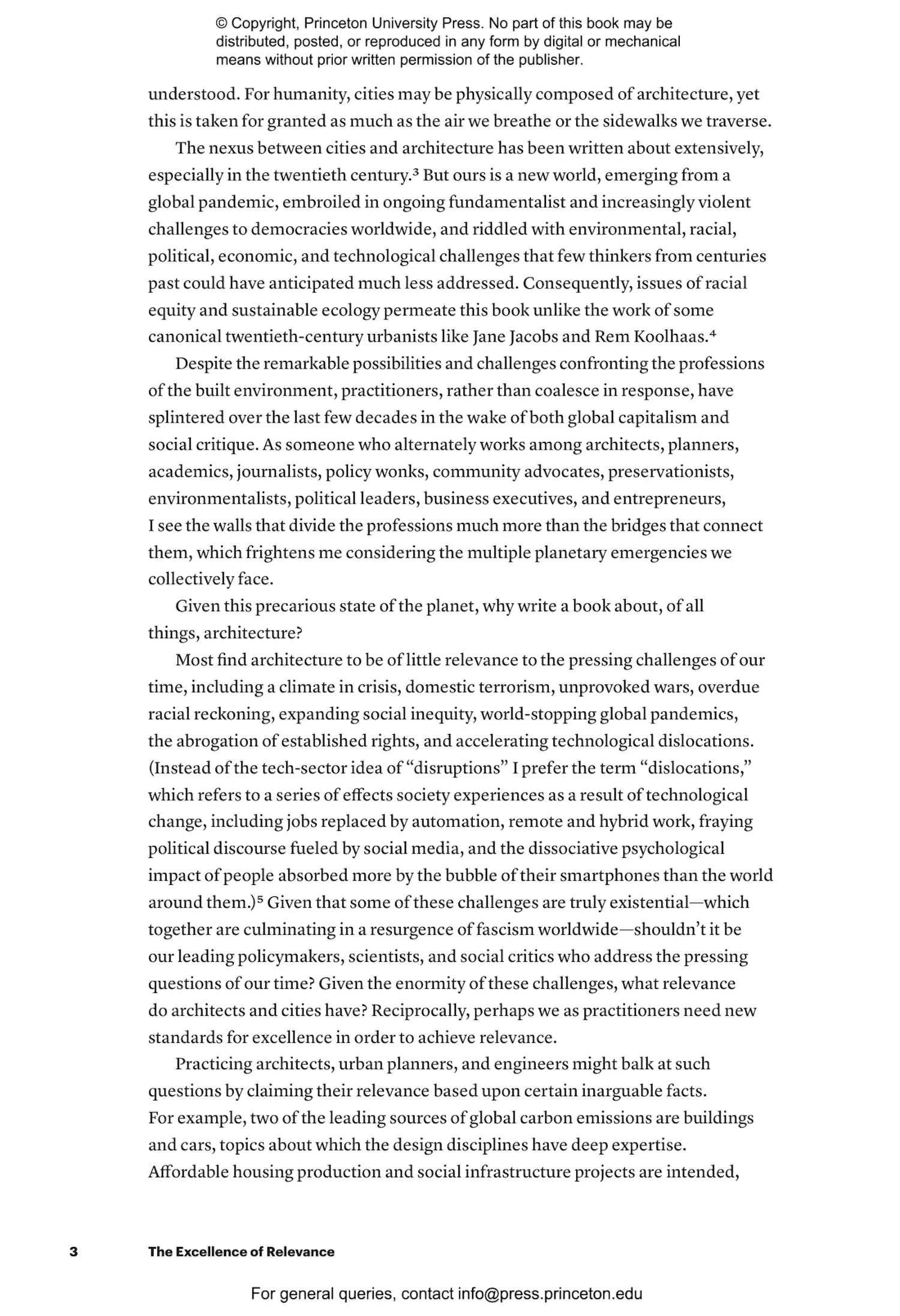 The Architecture of Urbanity | Princeton University Press