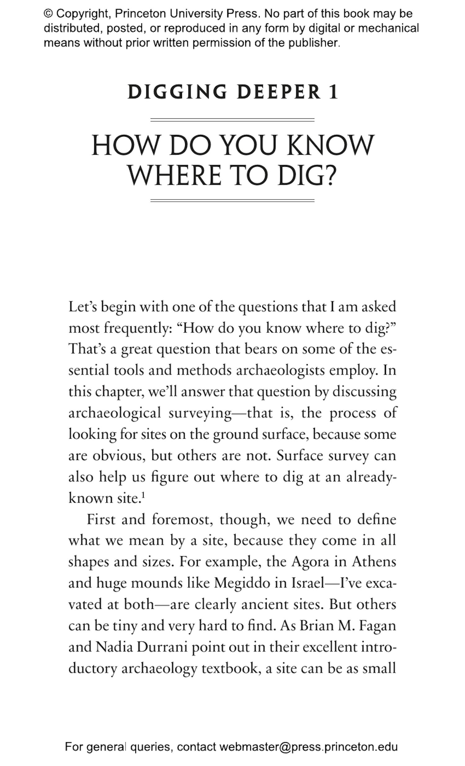 Digging Deeper | Princeton University Press