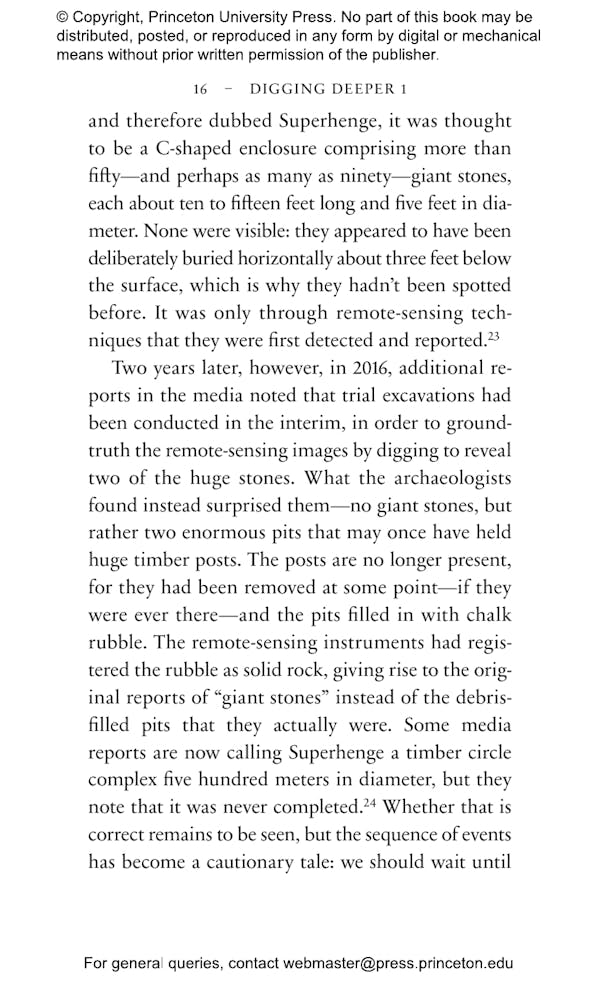 Digging Deeper | Princeton University Press