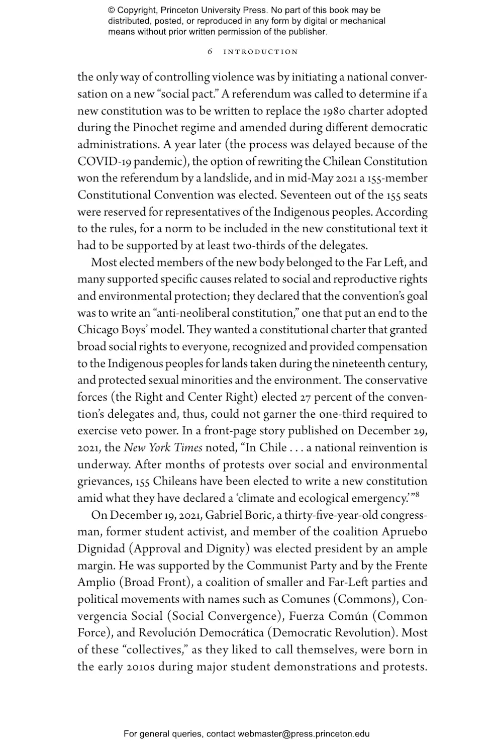 The Chile Project | Princeton University Press