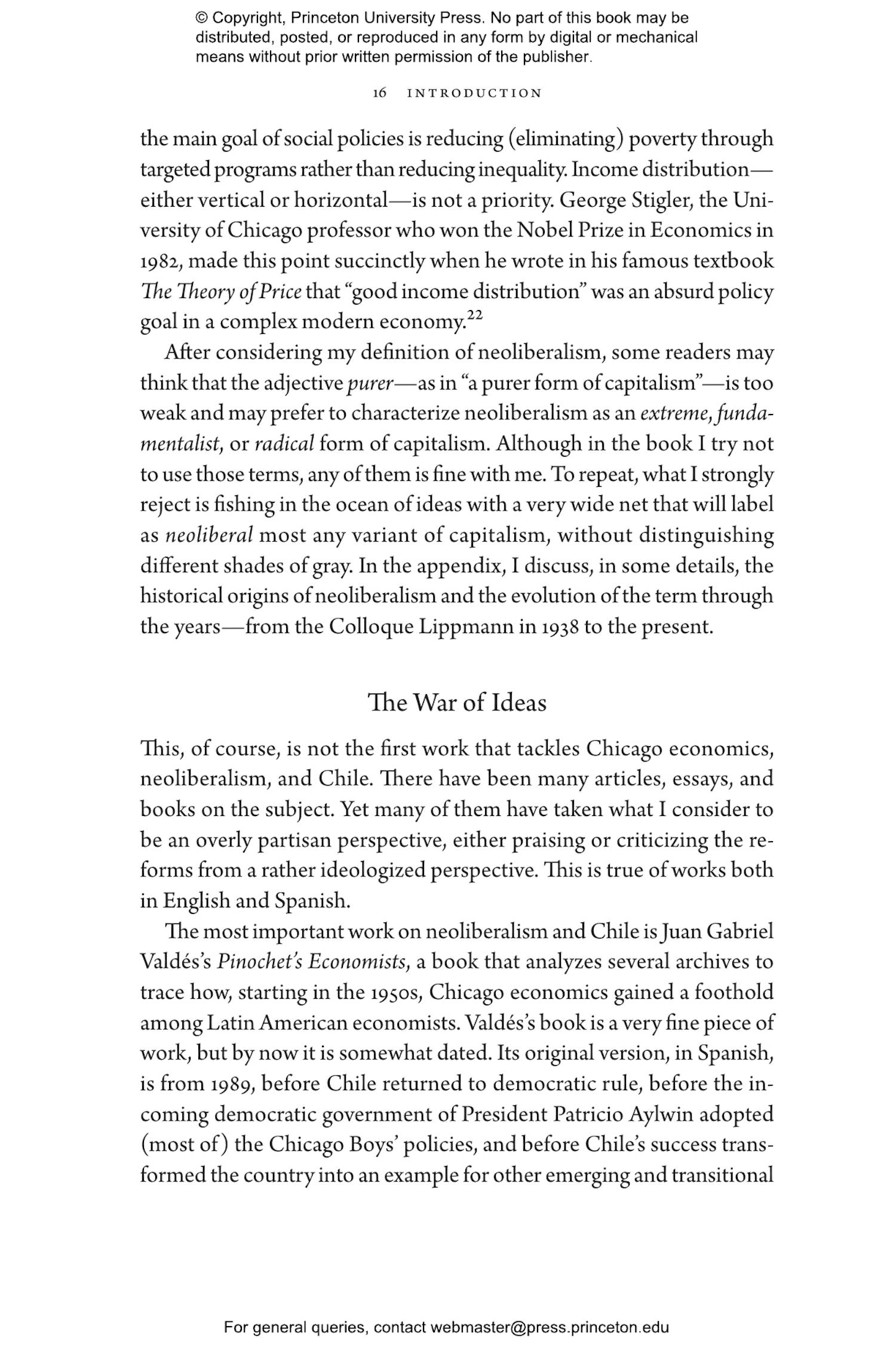 The Chile Project | Princeton University Press