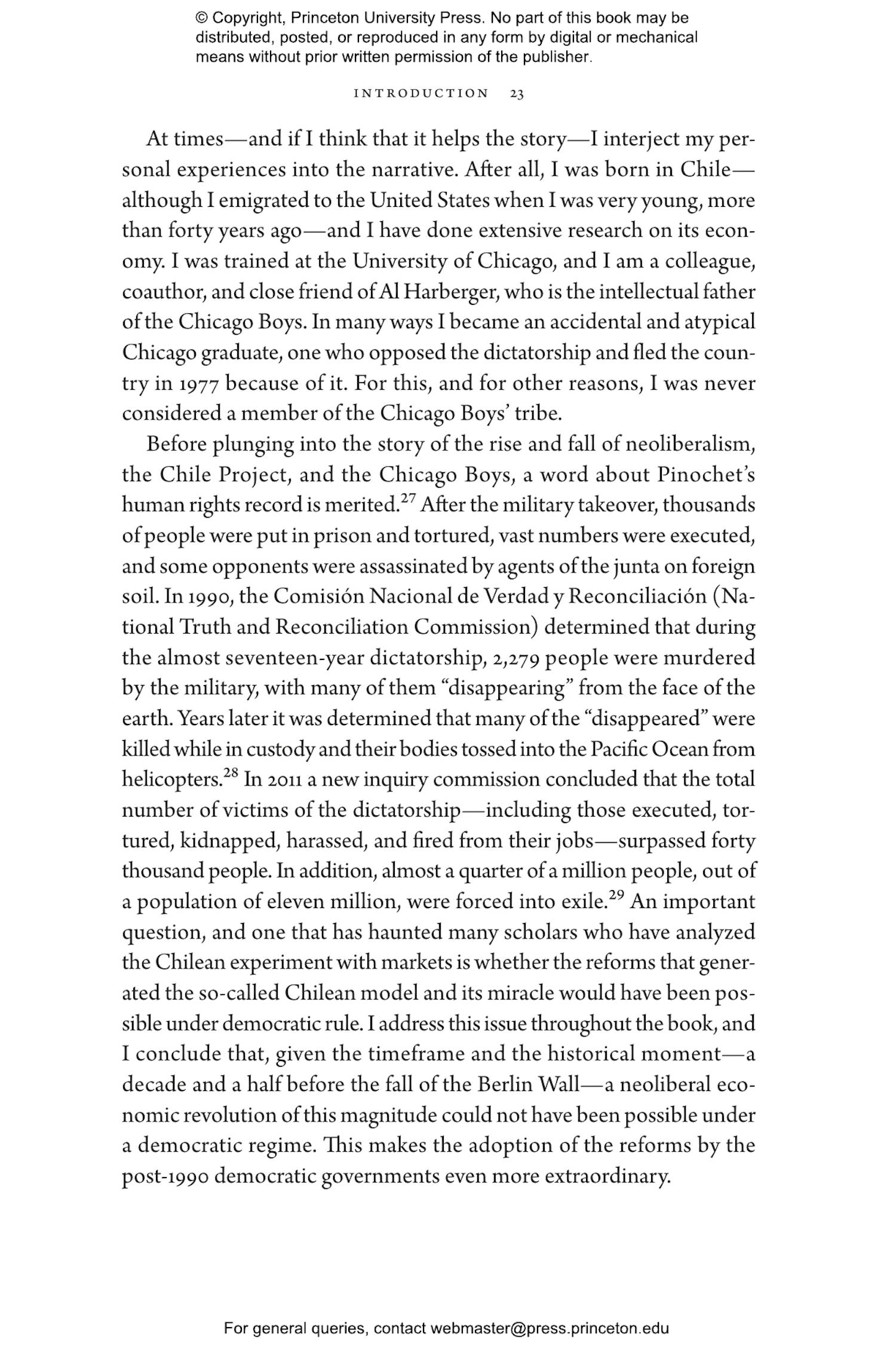 The Chile Project | Princeton University Press